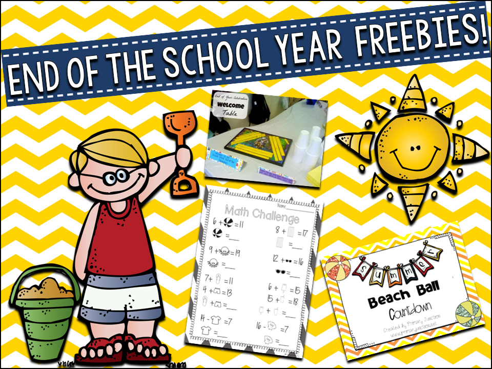 End of the School Year Freebies! | Primary Junction