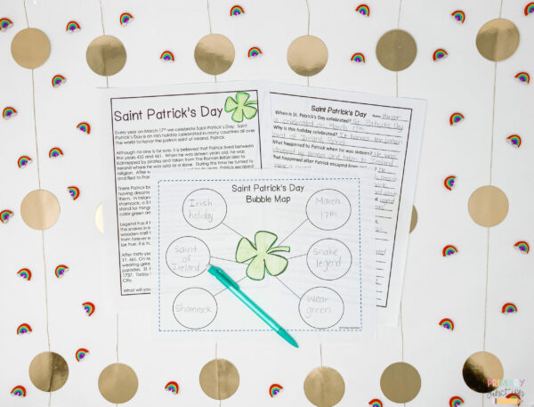 Free St. Patrick's Day Reading Comprehension Passages