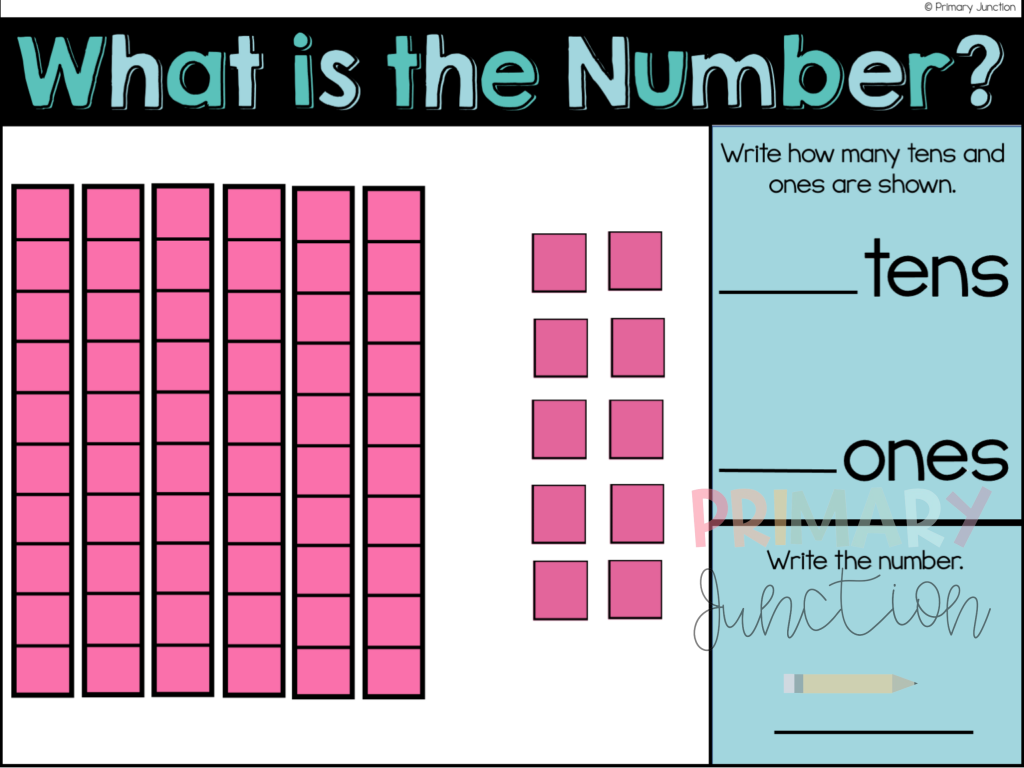 Digital Math Activities for Place Value Tens and Ones