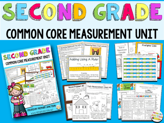 2nd Grade Common Core Measurement Unit | Primary Junction
