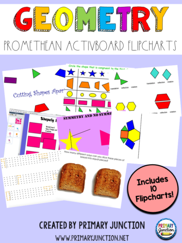 Geometry Unit Promethean Activboard Flipchart Packet | Primary Junction