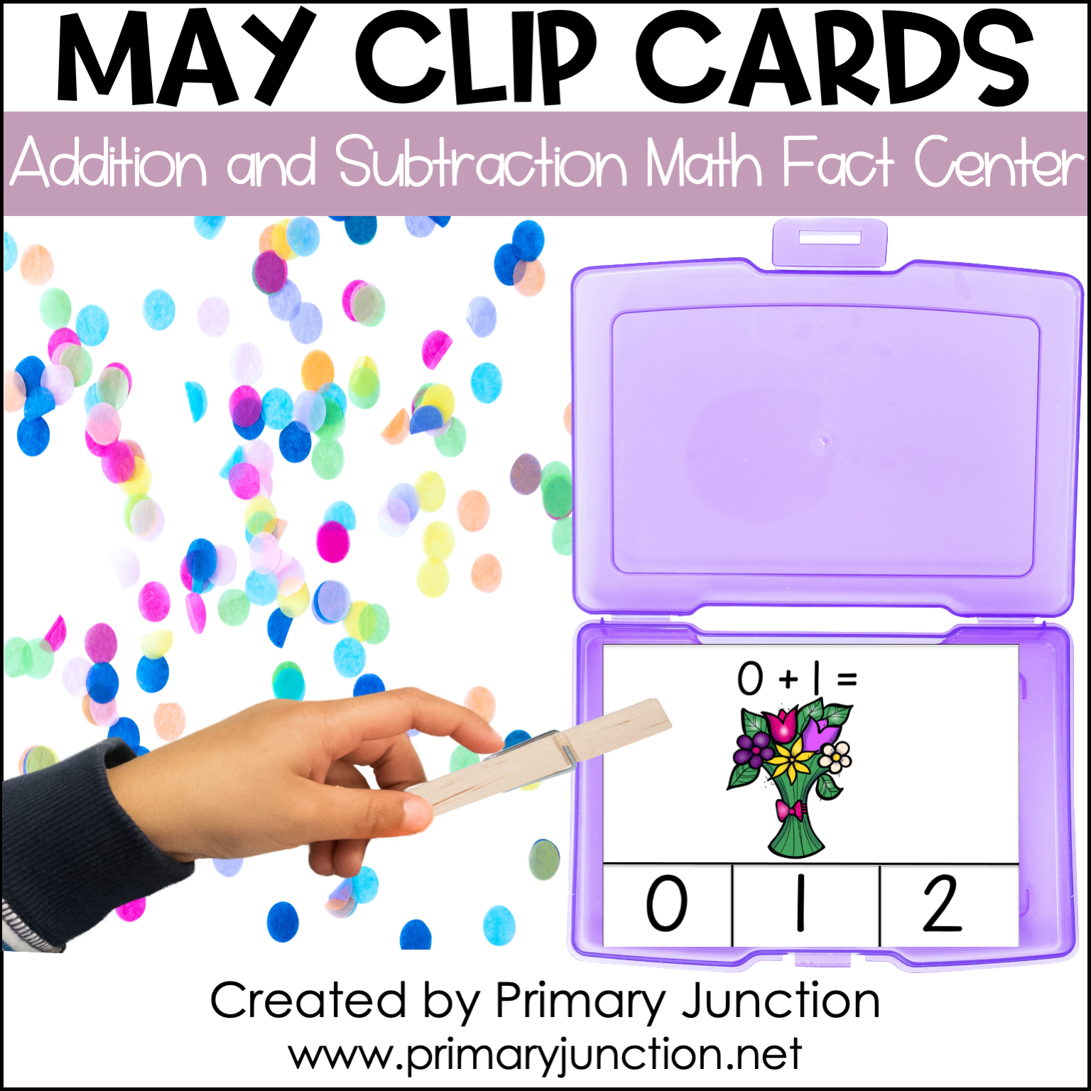 Math Facts Clip Cards Addition And Subtraction Within 10 May Math Math Facts Clip Cards Addition And Subtraction Within 10 May Math