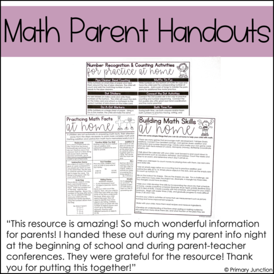 Building Skills at Home Parent Handouts (English & Spanish) Teacher ...