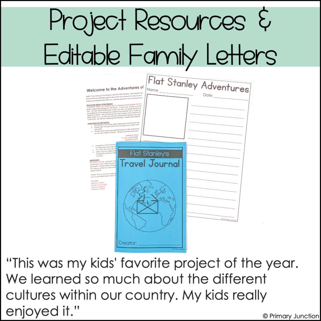 Flat Stanley Project Guide Template | Primary Junction