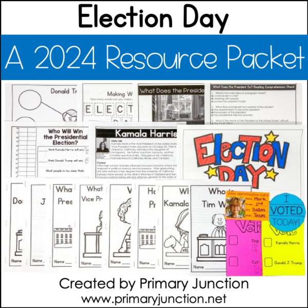 Election Day 2024 For Kids - Classroom Activities Kamala