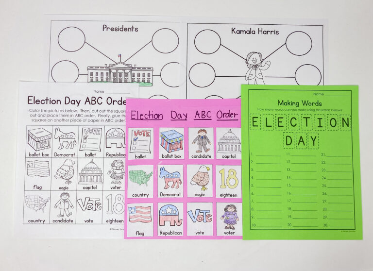 Election Day 2024 For Kids - Classroom Activities Kamala