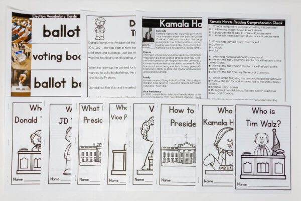 Election Day 2024 For Kids - Classroom Activities Kamala