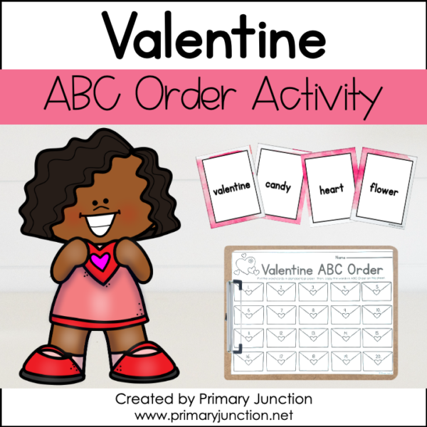 Valentine ABC Order Literacy Center
