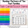 Friends of 10 Scoot Game How I Teach Friends of 10 Partners