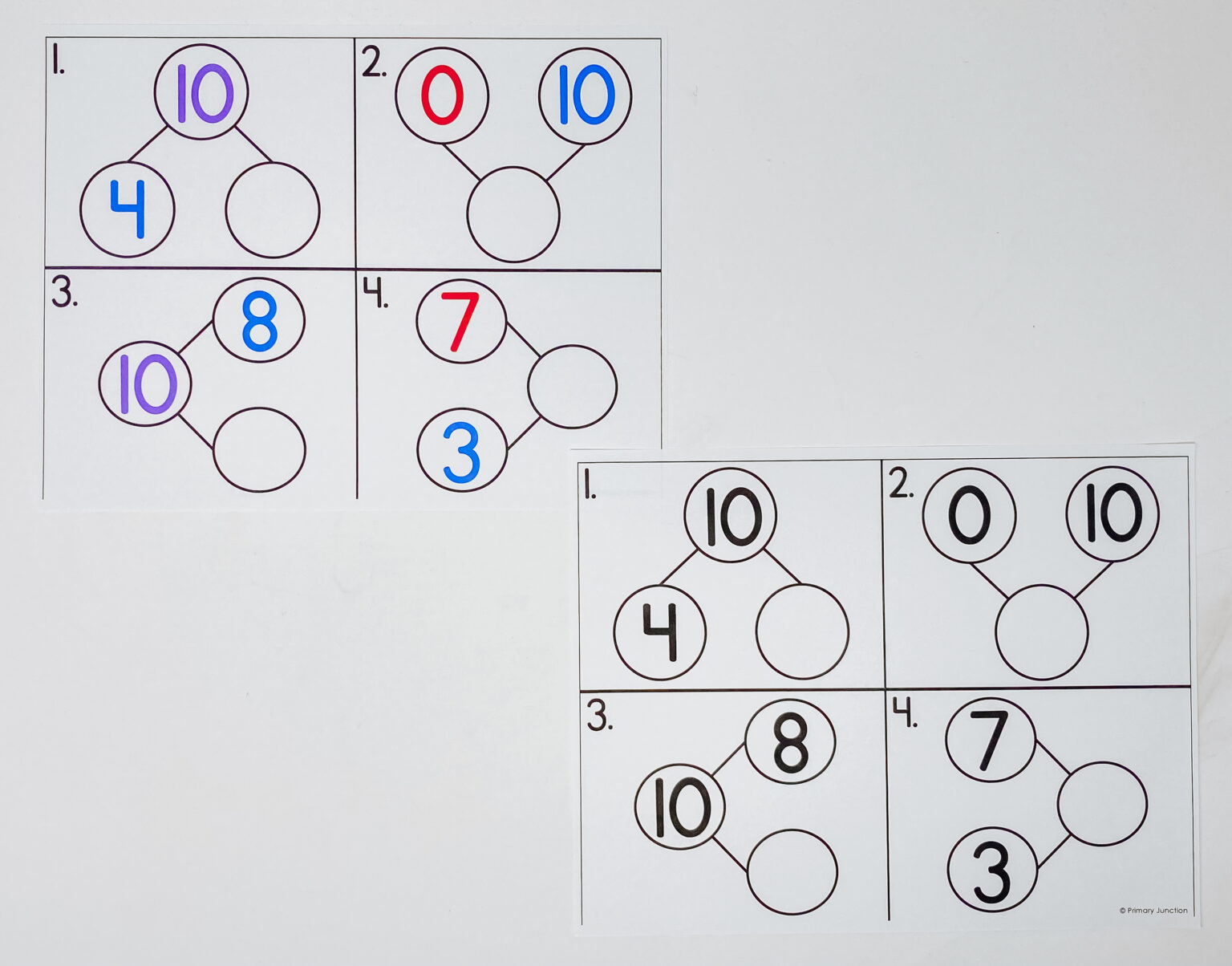 Friends of 10 Scoot Game How I Teach Friends of 10 Partners