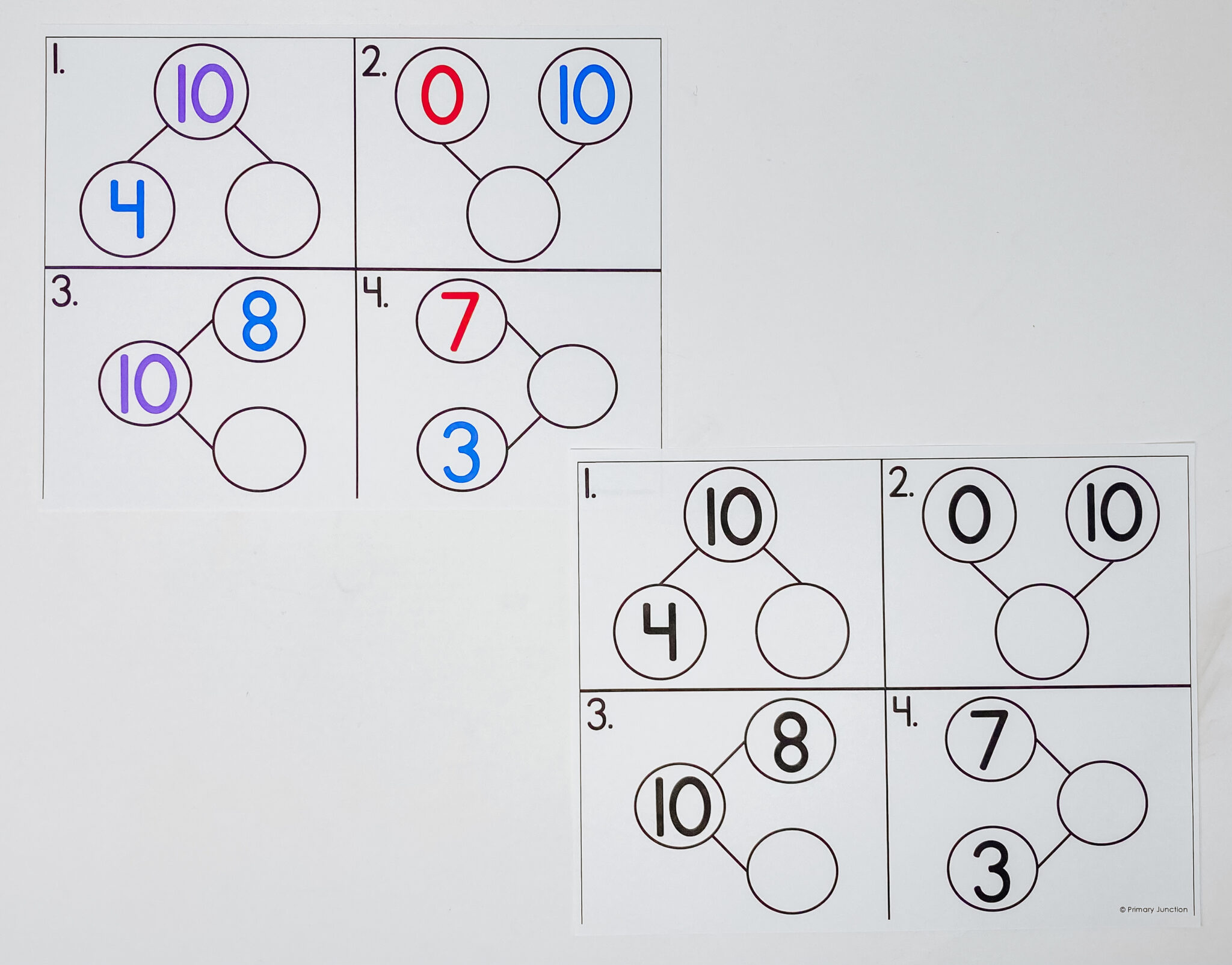 Friends of 10 Scoot Game How I Teach Friends of 10 Partners