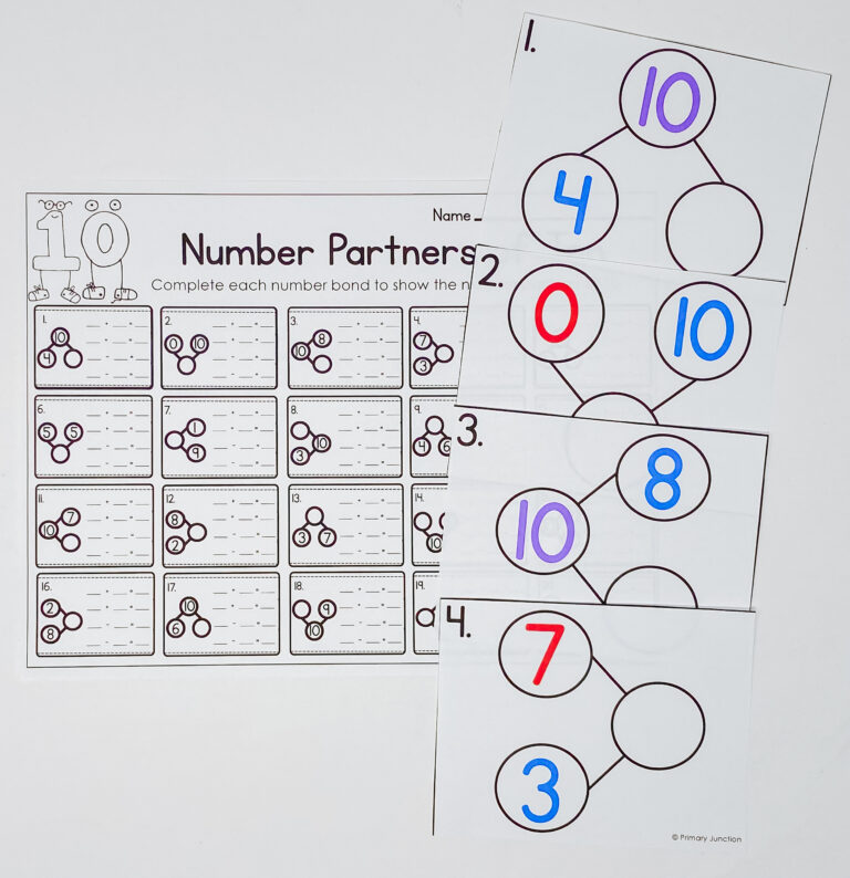 Friends of 10 Scoot Game How I Teach Friends of 10 Partners