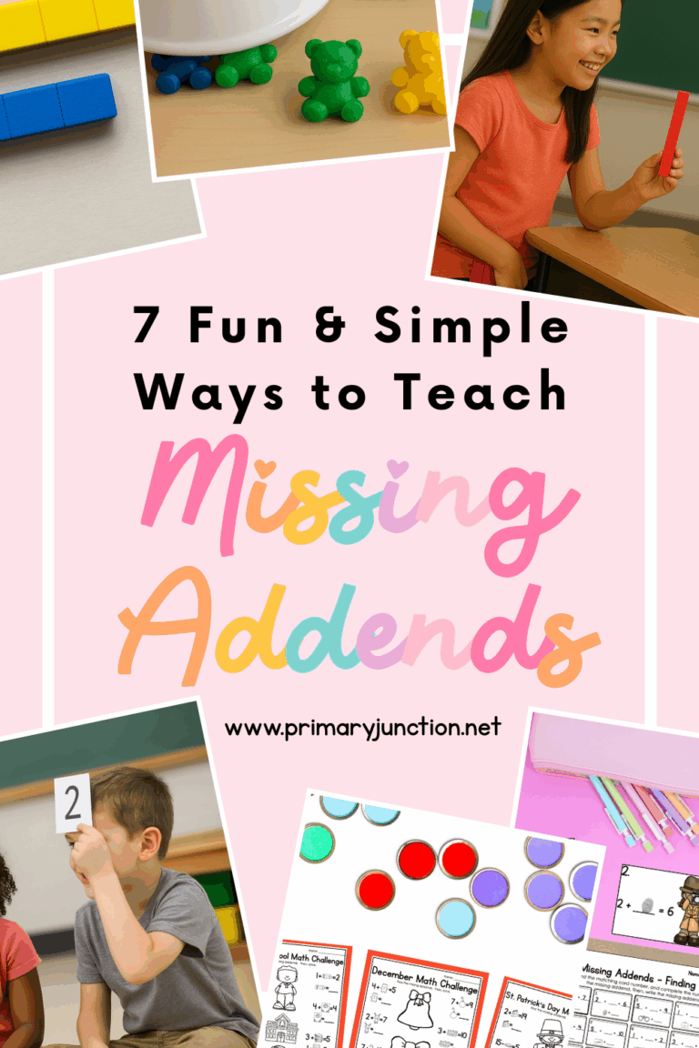 7 Fun & Simple Ways to Teach Missing Addends | Primary Junction